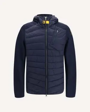 PARAJUMPERS Nolan Hybrid Jacket With Hood - Blue