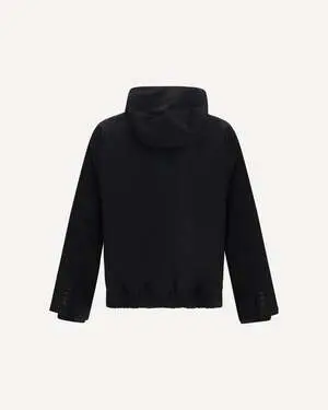 Sacai Hooded Flannel Jacket
