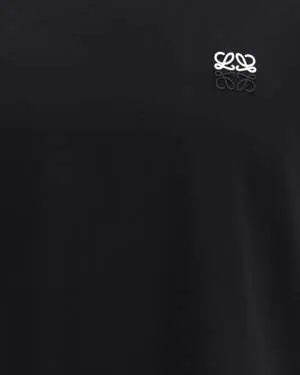 Loewe Cotton T-hirt With Embroidered Logo