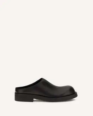 MAISON MARGIELA Biker Round Toe Mules - Black