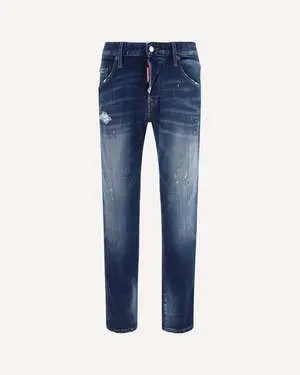 Dsquared2 Distressed Skater Jeans - Blue