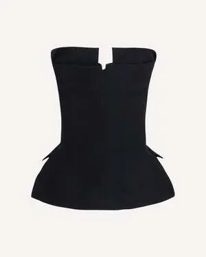 Magda Butrym Cotton Bustier Corset Top
