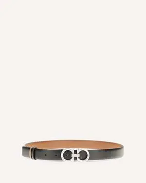 FERRAGAMO Reversible And Adjustable Gancini Belt