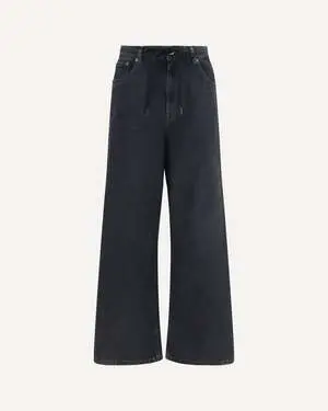 MAISON MARGIELA Straight-leg Stretch Denim Jeans - Black