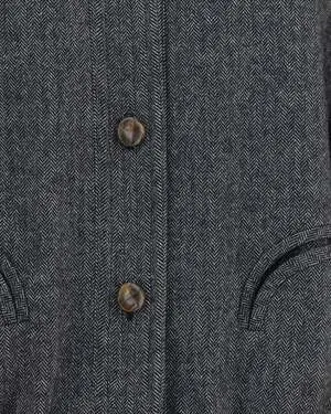 BLAZÉ MILANO Coiba Herringbone Wool Blend Jacket