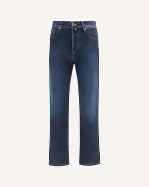 Jacob Cohen Jeans In Straight-leg Denim - Blue