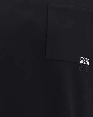 Loewe Cotton T-shirt With Embroidered Logo