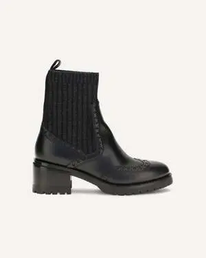 Santoni Ferret Leather Boots