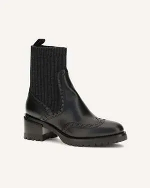 Santoni Ferret Leather Boots