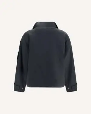 Giorgio Armani Double Cashmere Blouson Coat - Grey