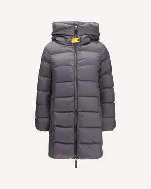 PARAJUMPERS Puffer Jacket Marion In Quilted Nylon - Grey