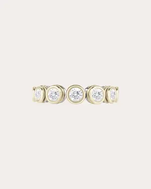 CHELSEA GABRIELLE Diamond Bezel Éterne Ring