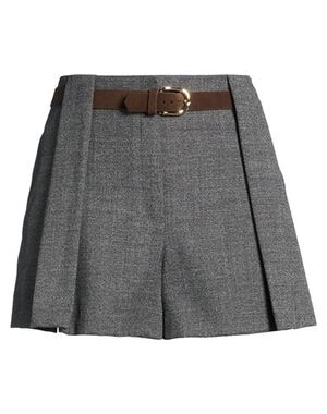 Sandro Shorts & Bermuda Shorts Size Polyester, Wool, Viscose, Elastane - Grey
