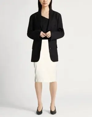 MOORER Stretch Cotton Denim Pencil Skirt