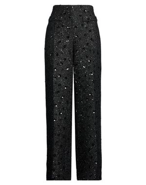 Sandro Pants Size Polyester, Cotton - Black