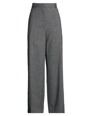 Sandro Pants Charcoal Size Polyester, Wool, Viscose, Elastane - Grey
