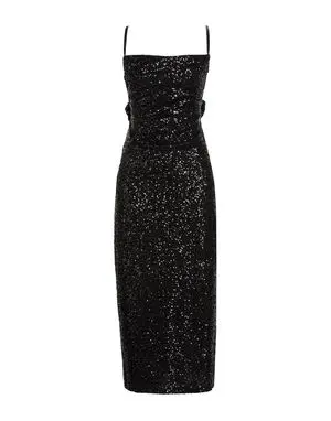 MANILA GRACE Midi Dress Size Polyester, Elastane