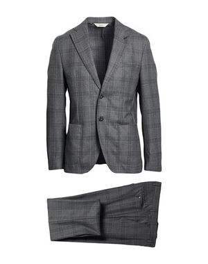 PAOLONI Suit Size Virgin Wool, Elastane - Grey