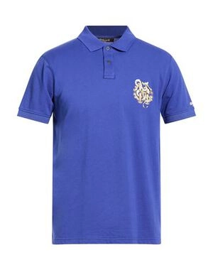 Roberto Cavalli Polo Shirt Size Cotton - Blue