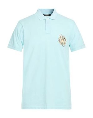 Roberto Cavalli Polo Shirt Size Cotton - Blue