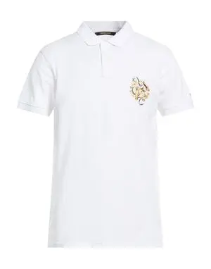 Roberto Cavalli Polo Shirt Size Cotton - White