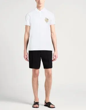 Roberto Cavalli Polo Shirt Size Cotton - White