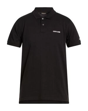 Roberto Cavalli Polo Shirt Size Cotton - Black