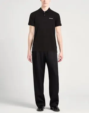 Roberto Cavalli Polo Shirt Size Cotton - Black