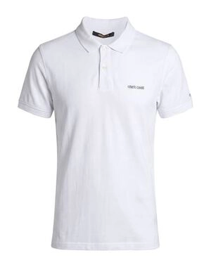Roberto Cavalli Polo Shirt Size Cotton - White