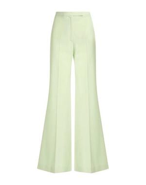 LARDINI Light Wool Elastane Flared Trousers - Light Green