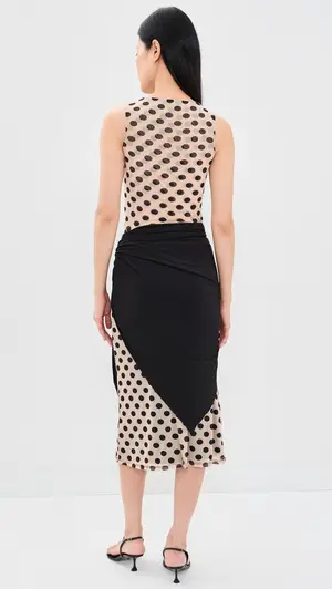 Norma Kamali Triangle Scarf Skirt