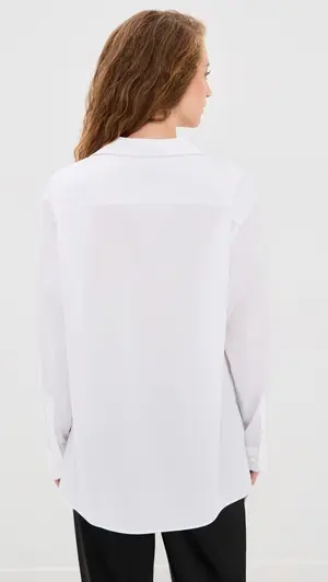Comme Si Deep V Blouse