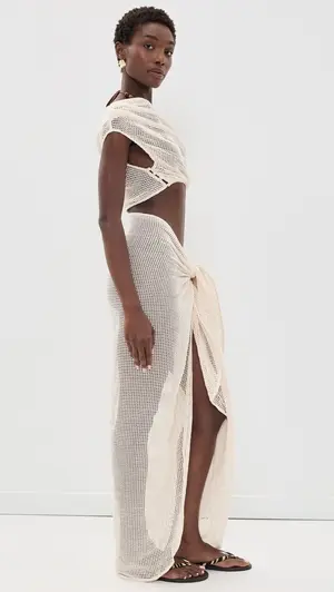 ANDREA IYAMAH Bala Crochet Coverup Dress