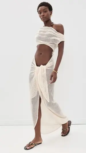 ANDREA IYAMAH Bala Crochet Coverup Dress