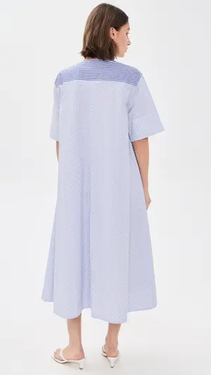 LEE MATHEWS Ivy Stripe Shirt Dress
