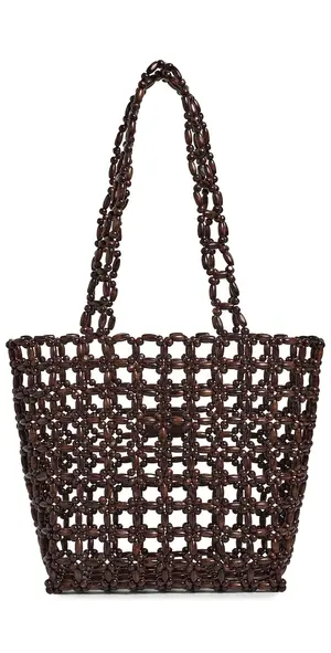 Madewell Beaded Tote - Stained Bead Multi