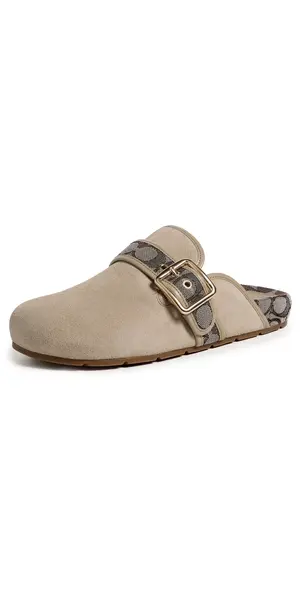 COACH Archival Buckle Clogs