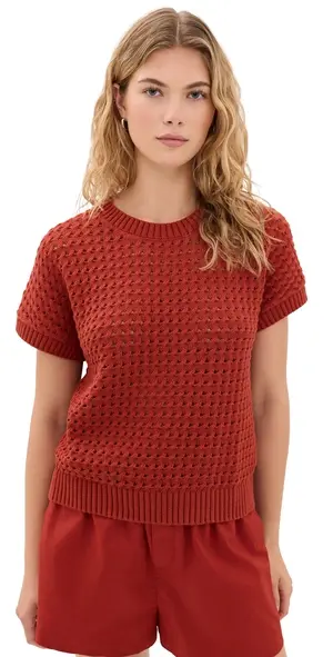 Varley Denny Knit Top - Bossa Nova
