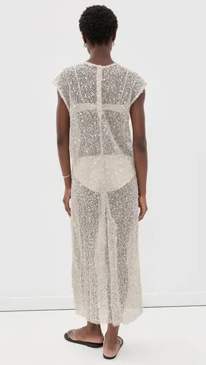 VRG GRL Sabre Sequin Midi Dress