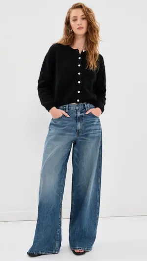 American Vintage Vitow Alpaca Blend Cardigan - Noir