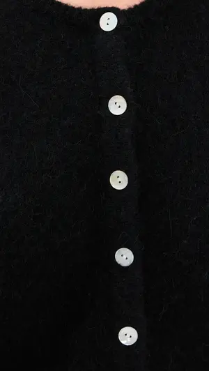 American Vintage Vitow Alpaca Blend Cardigan - Noir