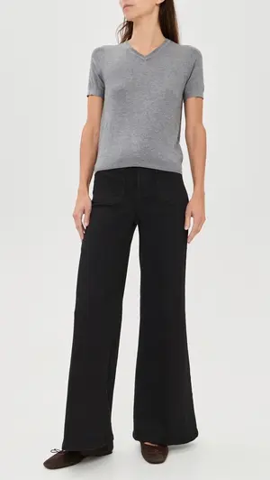 Good American Good Petite Palazzo Jeans