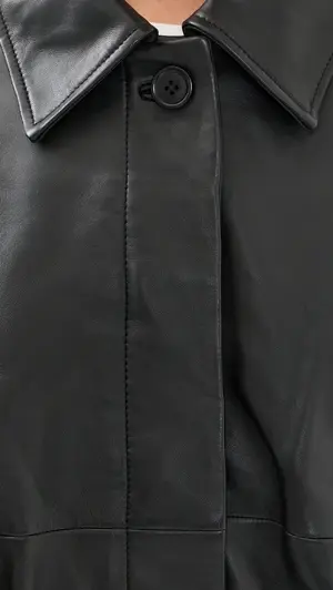 RÓHE Leather Blouson Jacket