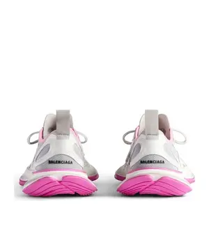 Balenciaga Circuit Low-top Sneakers - Gray/white/pink