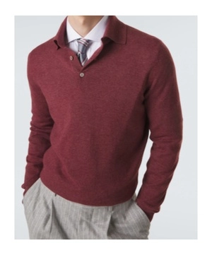 Brunello Cucinelli Cashmere Polo Sweater