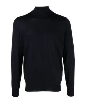 DRUMOHR High Neck Knitwear - Midnight Blue