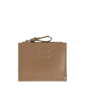 Miu Miu Zip-around Wallet - Brown