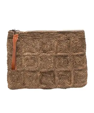 IBELIV Tanala Crochet Wristlet Bag - Brown