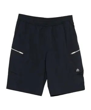 Moose Knuckles Elastic Waist Shorts With Zippered Pockets