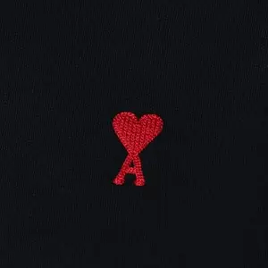 AMI Paris De Coeur Embroidered Hoodie